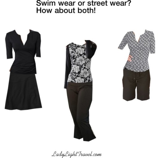 Swim suit alternatives for travel | Lady Light Travel